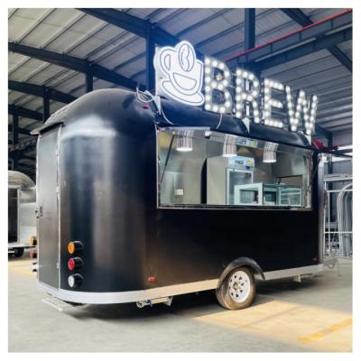 Cina Commerciale Mini Four Wheel Snack Truck per la colazione e stringhe fritte in stand mobile in vendita