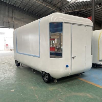 Cina Commerciale Mini Four Wheel Snack Truck per la colazione e stringhe fritte in stand mobile in vendita