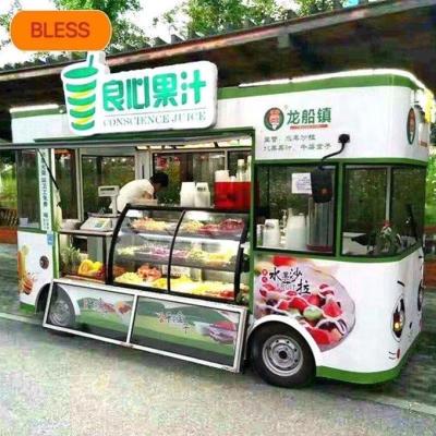 China Electric Mobile Food Cart/Kiosk/Truck 2022 Professional Ice Cream Cart for sale