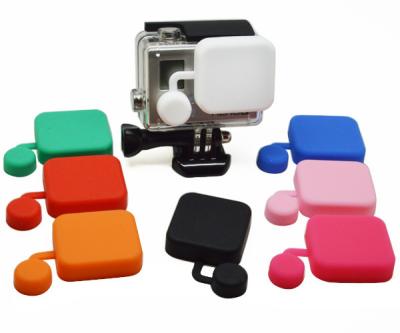 Cina Cappucci di obiettivo protettivi del silicone per l'eroe extra 3+, eroe 4 di GoPro di protezione in vendita
