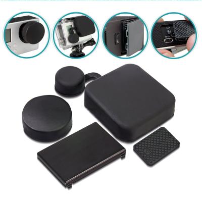 Cina Copertura di obiettivo degli accessori di GoPro, alloggiante la copertura di lente con la porta della batteria/porta laterale in vendita