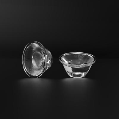 China PMMA material downlight COB Lens Diameter 20mm lens Viewing angle 50° for sale