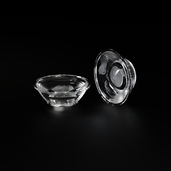 Quality Luminus COB LED Lighting Lens with 15° Narrow Beam Angle PC Material and 88% Efficiency for Downlight for sale