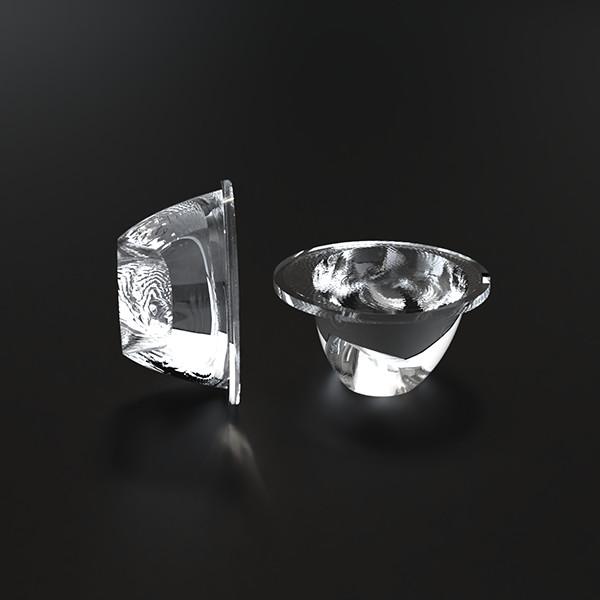Quality Mirror Front LED Lighting Lens with 88% Efficiency and PC Material for Cree CXA1507 COB Light Source for sale