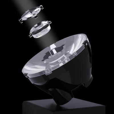 China 3 degree LED lens， ultra narrow angle LED lens, high precision small beam lens for sale