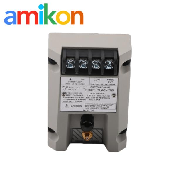 Quality Bently Nevada 991-01-XX-01-05 MOD:284318-01 Thrust Transmitter with 4-20mA Output for sale