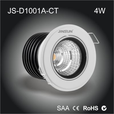 China recessed conduzido abaixo das luzes 1 polegada 4w ajustáveis conduziu a luz de teto 110v do downlight à venda