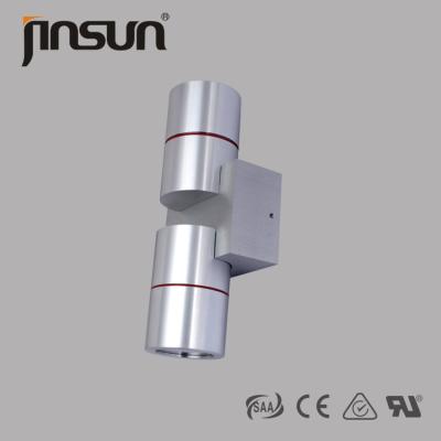 China Lámpara de pared de alta calidad del aluminio del torno puro LED del CNC 2*3w 2*5w con fuente de luz de la MAZORCA en venta