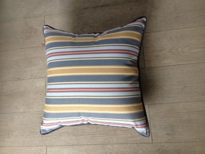 China olefin stripe  square pillow and cushion for paito furniture for sale