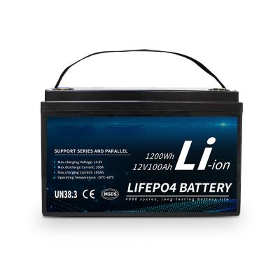 中国 12V 100ahは太陽EVのためのパックBMSのリチウムLifepo4電池を完了した 販売のため