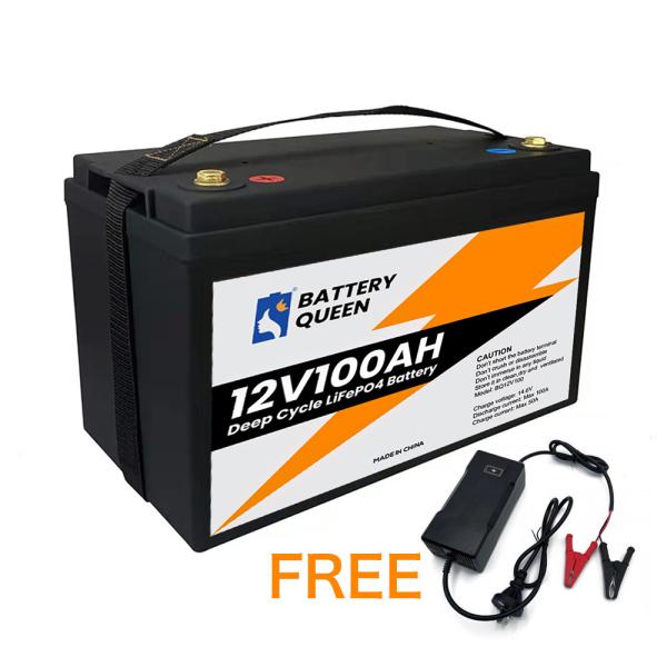 angepasste 12v 100ah 105Ah Lifepo4-Batterie mit BMS-Blei-Säure-Batterie-Austausch