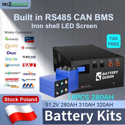 中国 51.2V 300h DIY KITS ストック CALB EVE CATL LF280K マンソン セプロス BMS 10E 販売のため