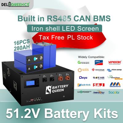中国 51.2V 320ah DIY KITS 300ah CALB EVE CATL LF280K メタルケース セプロス BMS 10E 販売のため