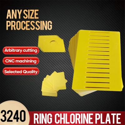 China 3240 Yellow Epoxy Glass Fiber Board Insulation Epoxy Board For Electric Insulating Materials Fr4 Sheet For Battery Cells for sale