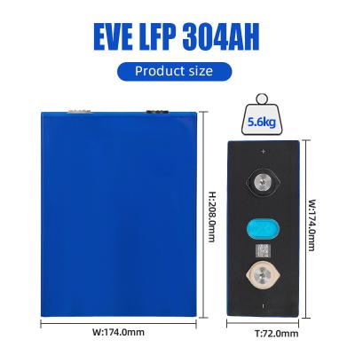 China 304Ah 48V Lifepo4 Battery Grade A for Solar System EU Warehouse Tax Free for sale