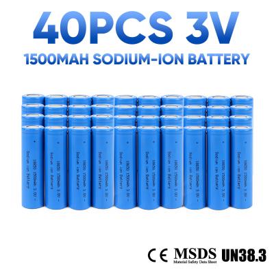 중국 진공 청소기 18650 1500mAh 나트륨 배터리 셀 실린더 판매용