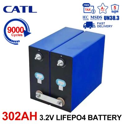 China EU Poland Stock CATL 302ah Grade A Prismatic LiFePO4 Lithium Battery Cell Shipping Free for sale