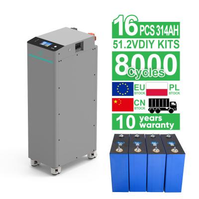 Китай Польша Seplos 4.0 V4 DIY комплекты с 10A активный балансировщик CATL 314ah lifepo4 16 батарей продается