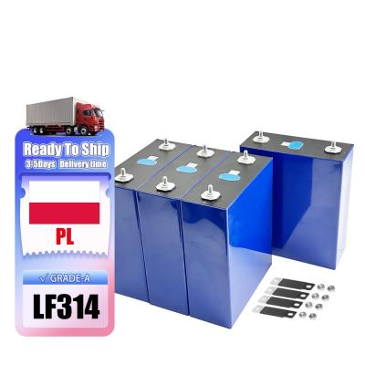 China 3.2V 314Ah LiFePO4 Prismatische cellen voor zonne-energieopslag EU voorraad Polen magazijn Blauw PVC Cyclus Leeftijd 10000 cycli Te koop