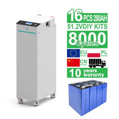 중국 EU 창고 51.2V 280ah 완료 Lifepo4 리?? 배터리 팩 EVE 280ah 판매용