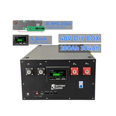 中国 JKDIY バッテリーキット CATL 314ah 横軸積み重ね可能な LiFePo4 JiKong BMS DC ブレーカー 販売のため