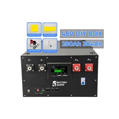 中国 JKDIY バッテリーキット LiFePo4 280ah 横軸 積み立てられる JiKong BMS DC ブレーカー LCD 販売のため