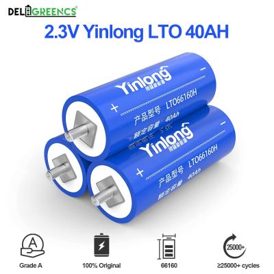 Cina Gree Titanate Yinlong Distributore autorizzato Grado A+ Ioni di litio Cellule LTO cilindriche 40ah 45ah Batteria in vendita