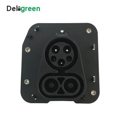 China Soquete combinado termoplástico de CCS1 150Amp Sae J1772 à venda