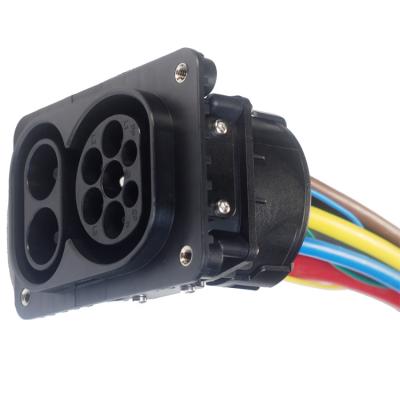 China DC 1000V 200A CCS Electric Car Charging Sockets for sale