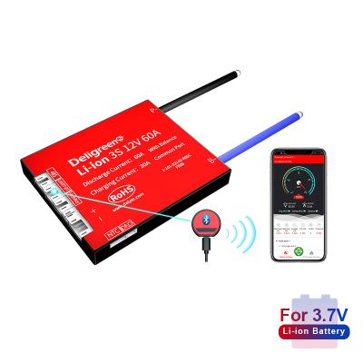 China Li-Ion BMS Smart Version 3S 12V 30A-60A For Battery Pack Electric Tool for sale