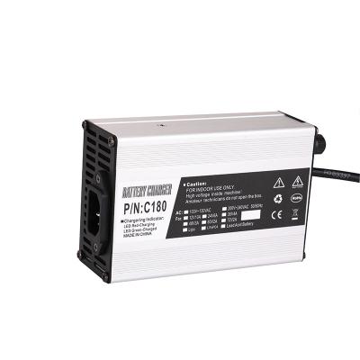 China LiFePO4 Battery Chargers 200-240VAC 12V 24V 36V 2A 5A 10A ETL FCC Certified for sale