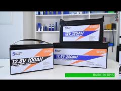 Bloco acidificado ao chumbo conservado em estoque da bateria do lítio Lifepo4 da substituição da UE 12.8V 100ah para o rv