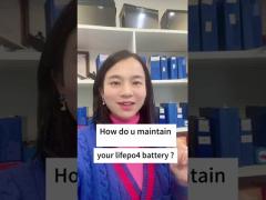 어떻게 LiFePO4 배터리를 유지