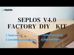 EU Seplos V4 서있는 DIY 키트 48V 51.2V 서있는 케이스 200A BMS 액티브 밸런서