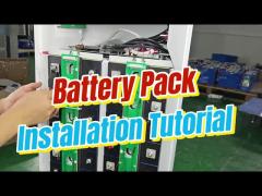 JK PB2A16S20P 51.2V 16S 15kwh 300ah 314ah Diy Lifepo4 Battery Box Metal Enclosure Case  4.3'' Display Screen With Circuit Breaker