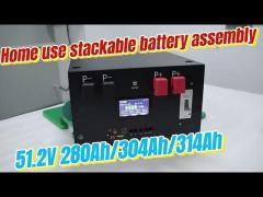JK DIY Battery Kits EVE 280ah Horizontal Stackable LiFePo4 JK PB2A16S20P BMS DC Breaker