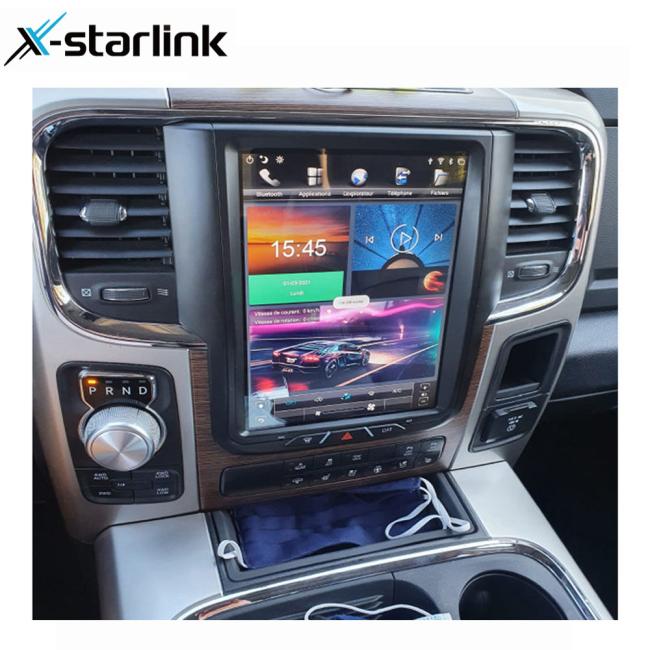 Dodge Ram car DVD player interface