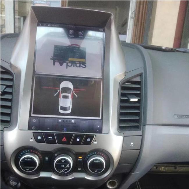 12.1-inch vertical screen installed in Ford Ranger Raptor dashboard