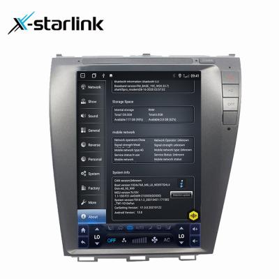 China Car Navigation Auto Player 8+128G 12.1'' For Lexus ES ES240 ES350 2006-2012 for sale