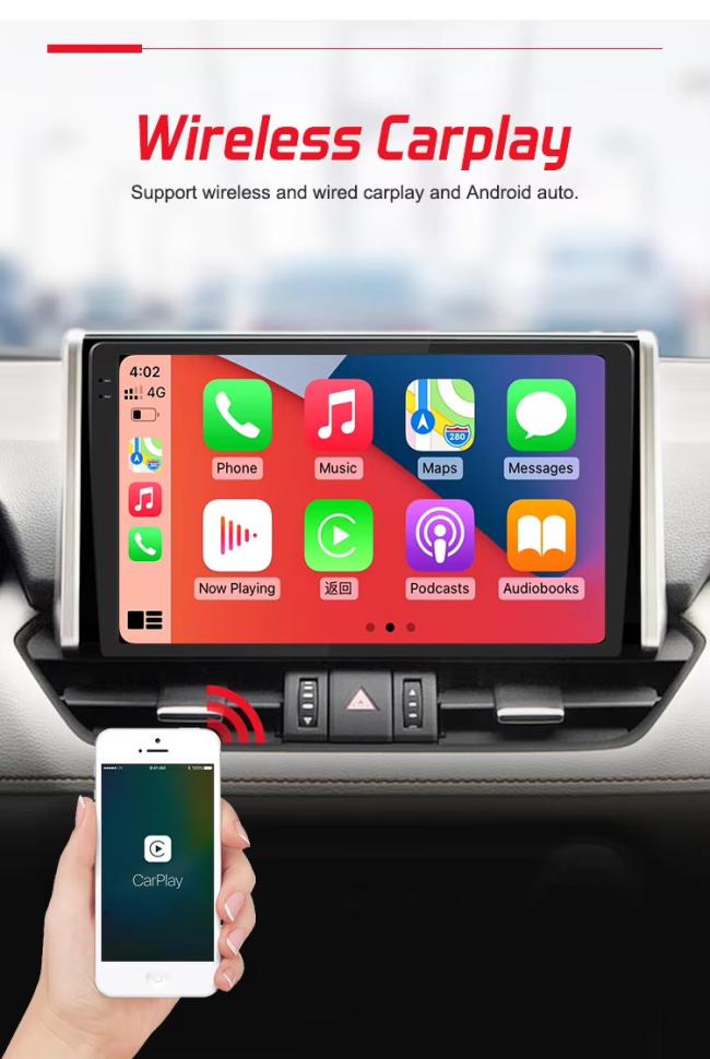 Qualcomm Android 13 car stereo side view