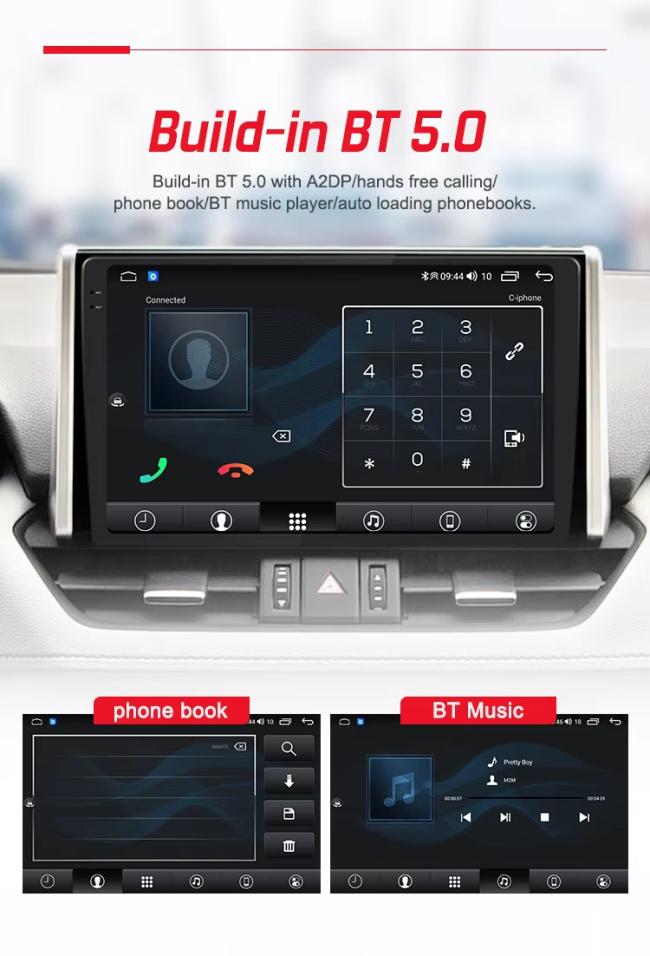 Qualcomm Android 13 car stereo in vehicle dashboard
