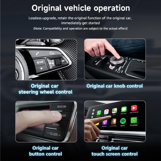 GT4S CarPlay Mini AI Box interface demonstration