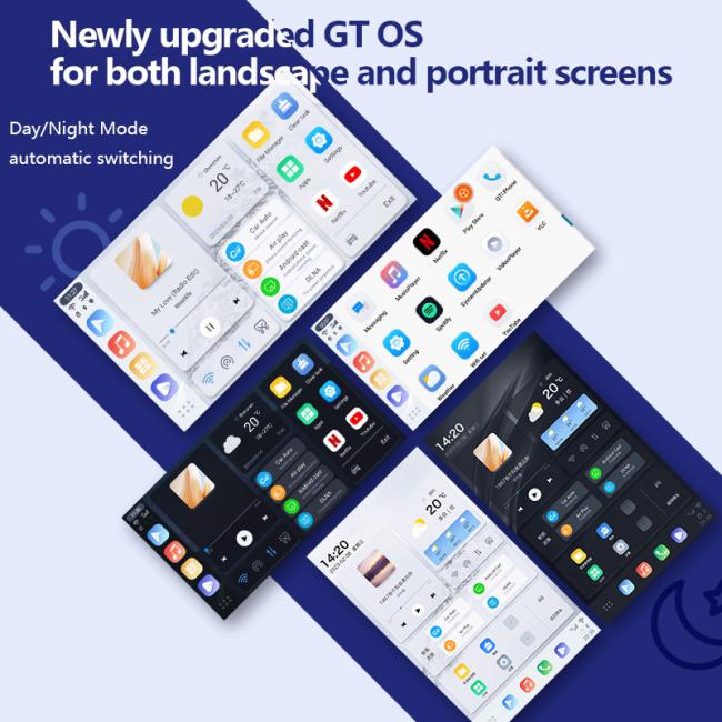 GT6 Android Car Infotainment System in dashboard