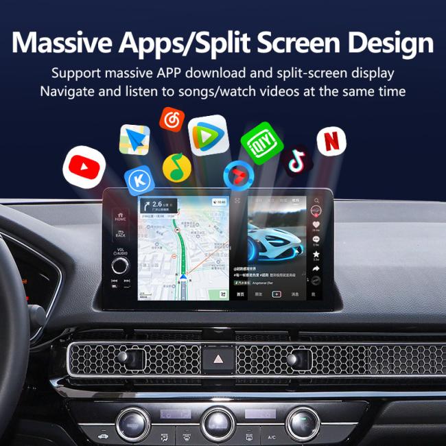 Z4 Mini Wireless CarPlay Adapter RGB lighting demonstration