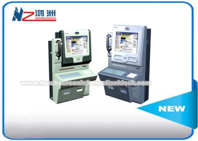 China Touch Screen Self Ordering Wall Mount Kiosk , Self Service Fast Food Kiosk for sale