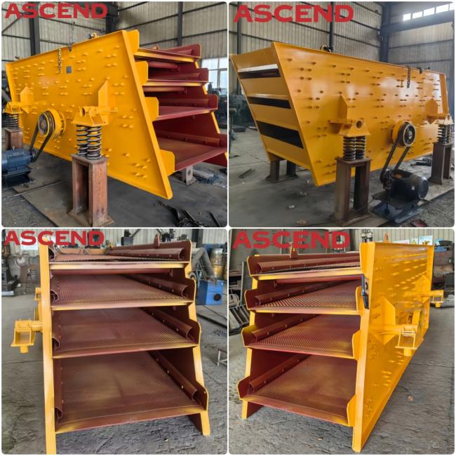 Vibrating Screen Drawing 2 3 4YK1860 Silica Quarry Sandstone Sieving Equipment