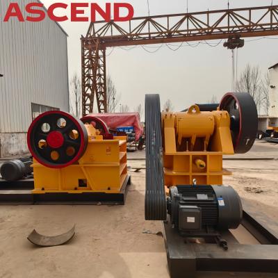 Cina 1 2 3 tonnellate di capacità macchine di frantumazione mascella PE150x250 per granito calcareo in miniera in vendita