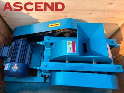 Cina 400 500 kg/ora capacità di frantumazione di marmo basalto ceramica dimensione di uscita inferiore a 3 mm campione di laboratorio doppio rullo frantumatore in vendita