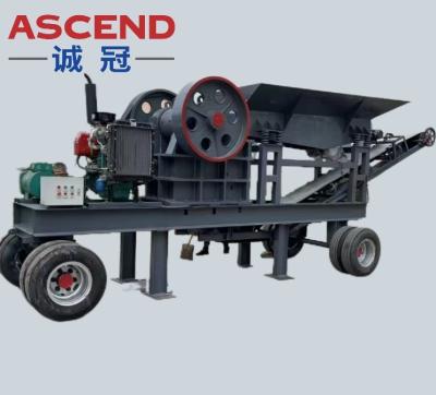 Cina Macinatrici mobili a motore diesel per le linee di produzione di lavorazione della pietra di sabbia in vendita