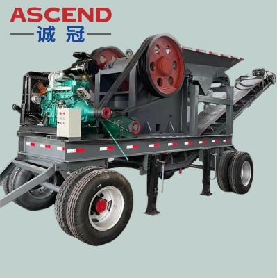Cina Macinatrici mobili a motore diesel per le linee di produzione di lavorazione della pietra di sabbia in vendita